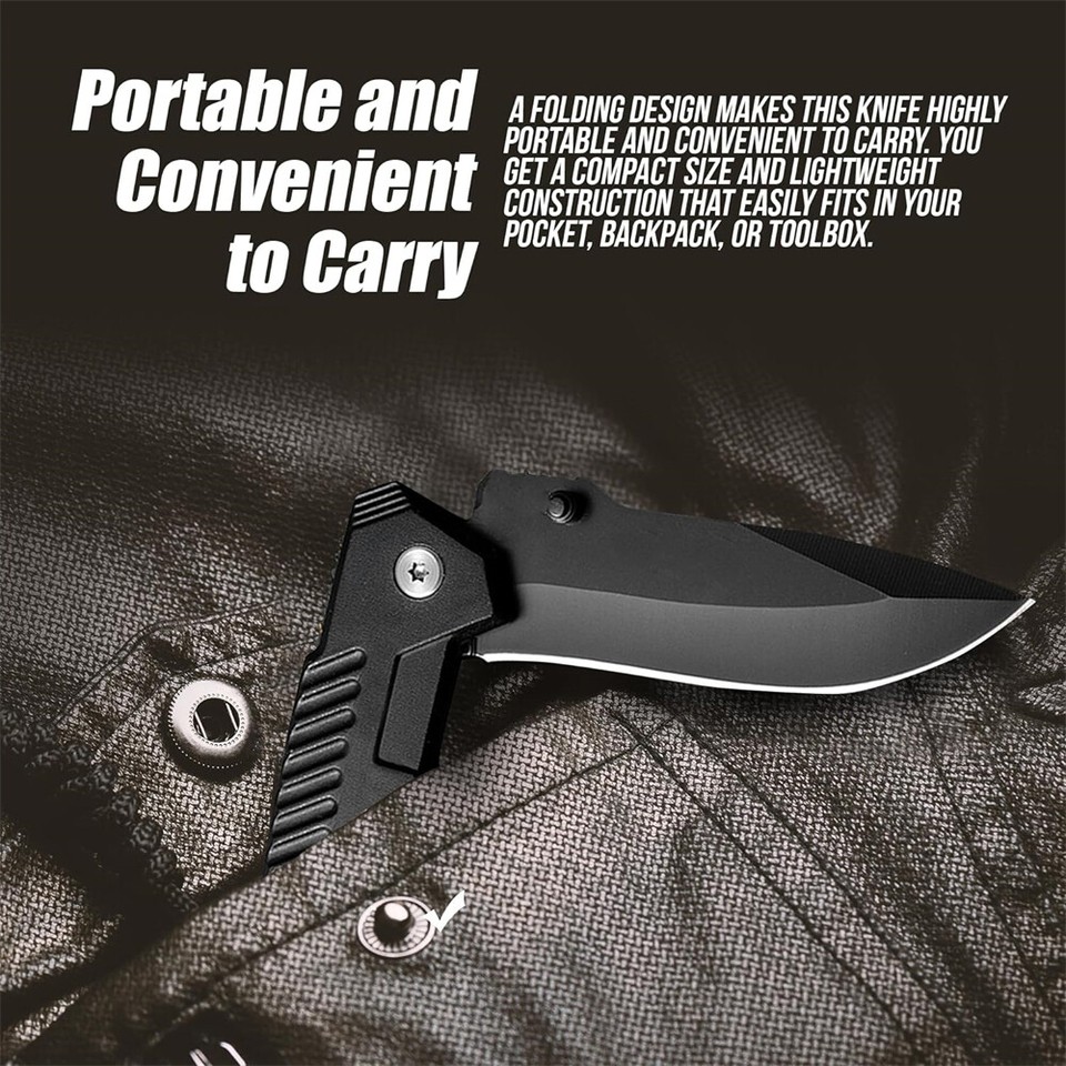 Tactical Knife Mini Knife Blade Outdoor EDC Open Folding Knife Locking ...