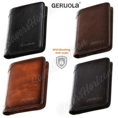 Levis Wallet For Men GERUOLA Trifold Wallets For Men Genuine Leather ...