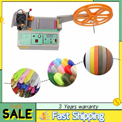 Automatic Hot & Cold Strip Cutter Webbing Textile Ribbon Zipper Cutting ...