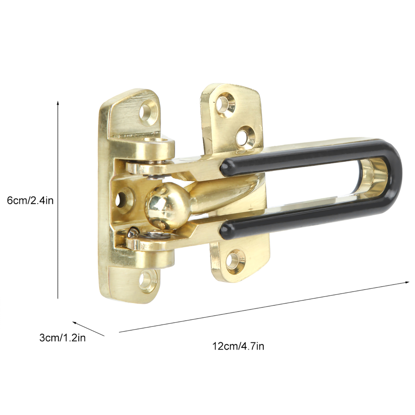 LT Zinc Alloy Anti Theft Door Fastener Button Door Guard Latch Buckle ...