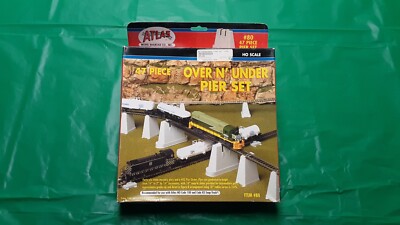 Atlas #80 HO Scale Over N' Under 47 Piece Pier Set | eBay