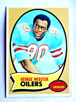 George Webster #120 Topps 1970 Football Card (Houston Oilers) *E | eBay
