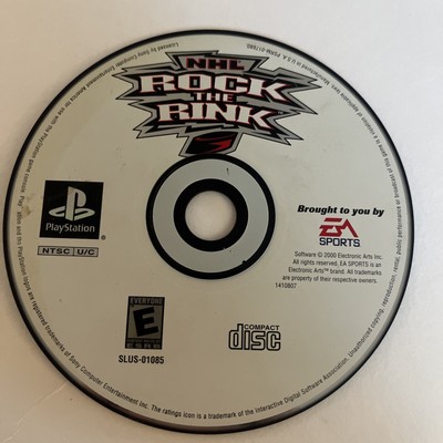 NHL Rock the Rink (Sony PlayStation 1, 2000) Disc Only. Tested ...