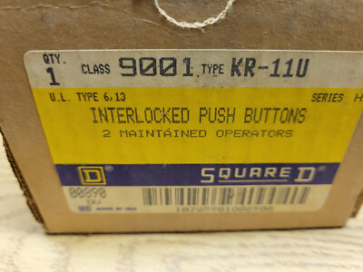 Square D Class 9001 Type KR-11U Ser H | eBay