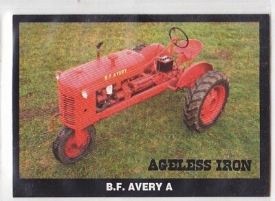Vintage B.F. Avery A 3-Wheeled Farm Tractor Trading Card | eBay