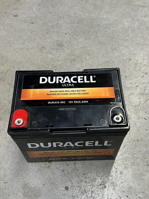 Duracell 97-479-1 Ergotron Sv32 Cart Battery 12v 35 ah DURA 12-35C ...