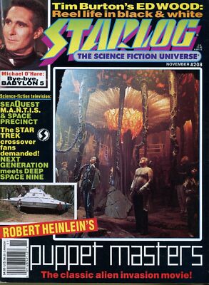 Starlog Magazine Robert Heinlein's Puppet Masters November 1994 #208 | eBay