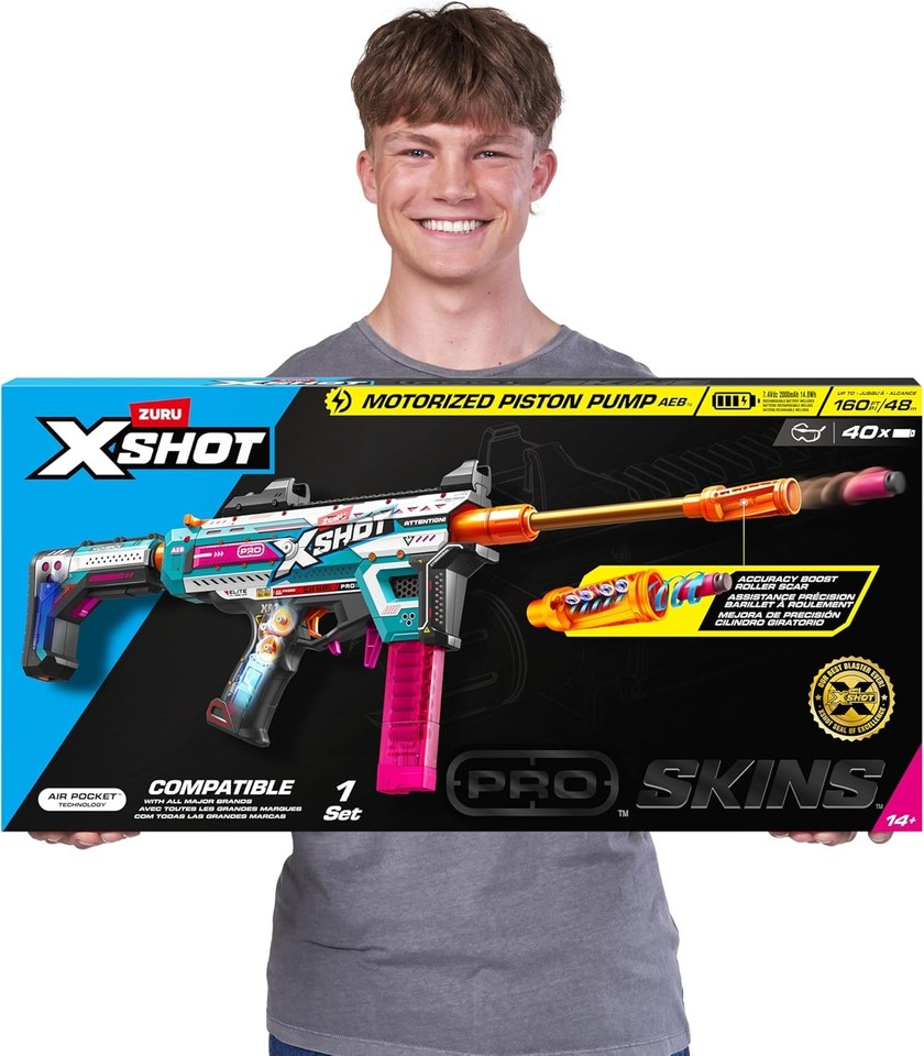 XSHOT Pro Motorized Piston Pump AEB with 40 Air Pocket Technology Half ...