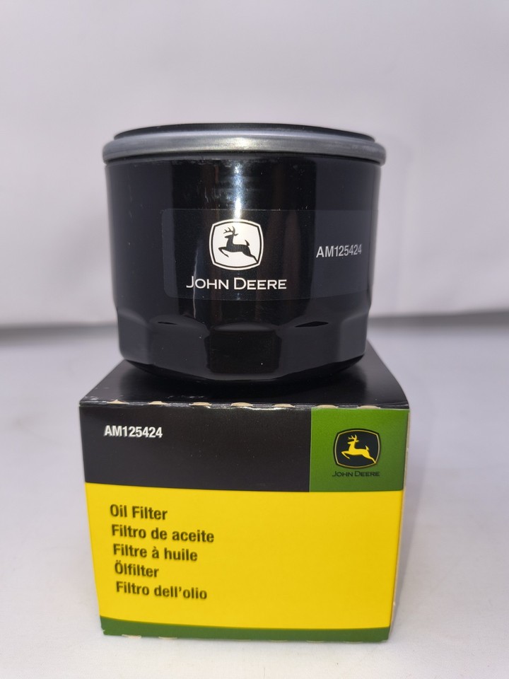 John Deere Original Equipment Oil Filter (2 Pack) #AM125424 FREE ...