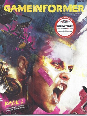 Game Informer #309 Video Game Magazine Rage 2 | eBay
