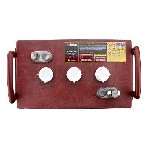 Trojan L16E-AC 370Ah Flooded Lead Acid BCI 903 Deep Cycle Battery x6 | eBay