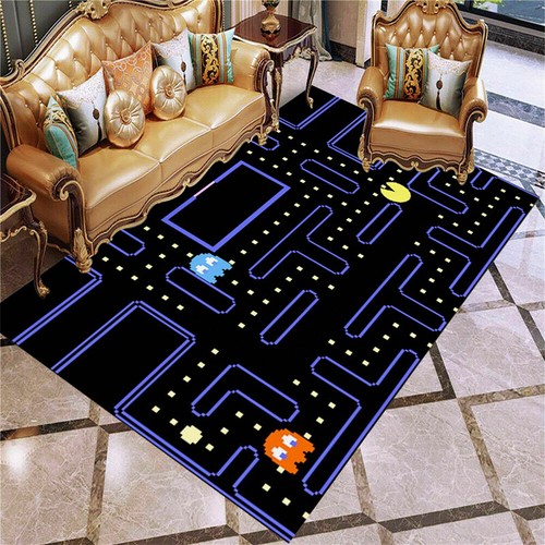 Cartoon Pac Man Game Gaming Living Room Bedroom Rug Doormat Floor Mat ...