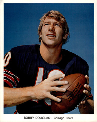 1973 Chicago Bears Team Issued Bobby Douglas 7" x 8 5/8" Color photo ...
