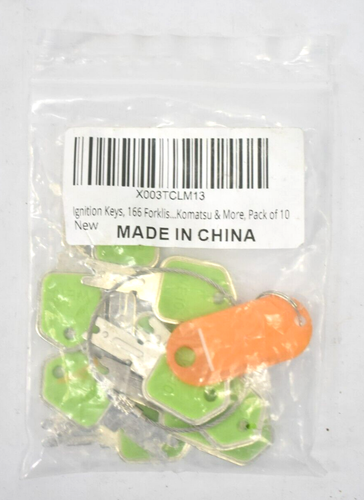 La Macaza Ignition Keys 166 Forklift Key Replacements 10 Pack For CAT ...