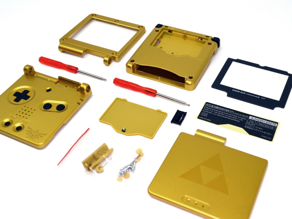 GBA SP Game Boy Advance SP Lens Zelda Triforce Replacement Housing ...