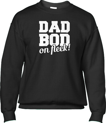 Dad Bod Fathers Day Gift Funny Humorous Text Quote Slogans Jokes Mens ...