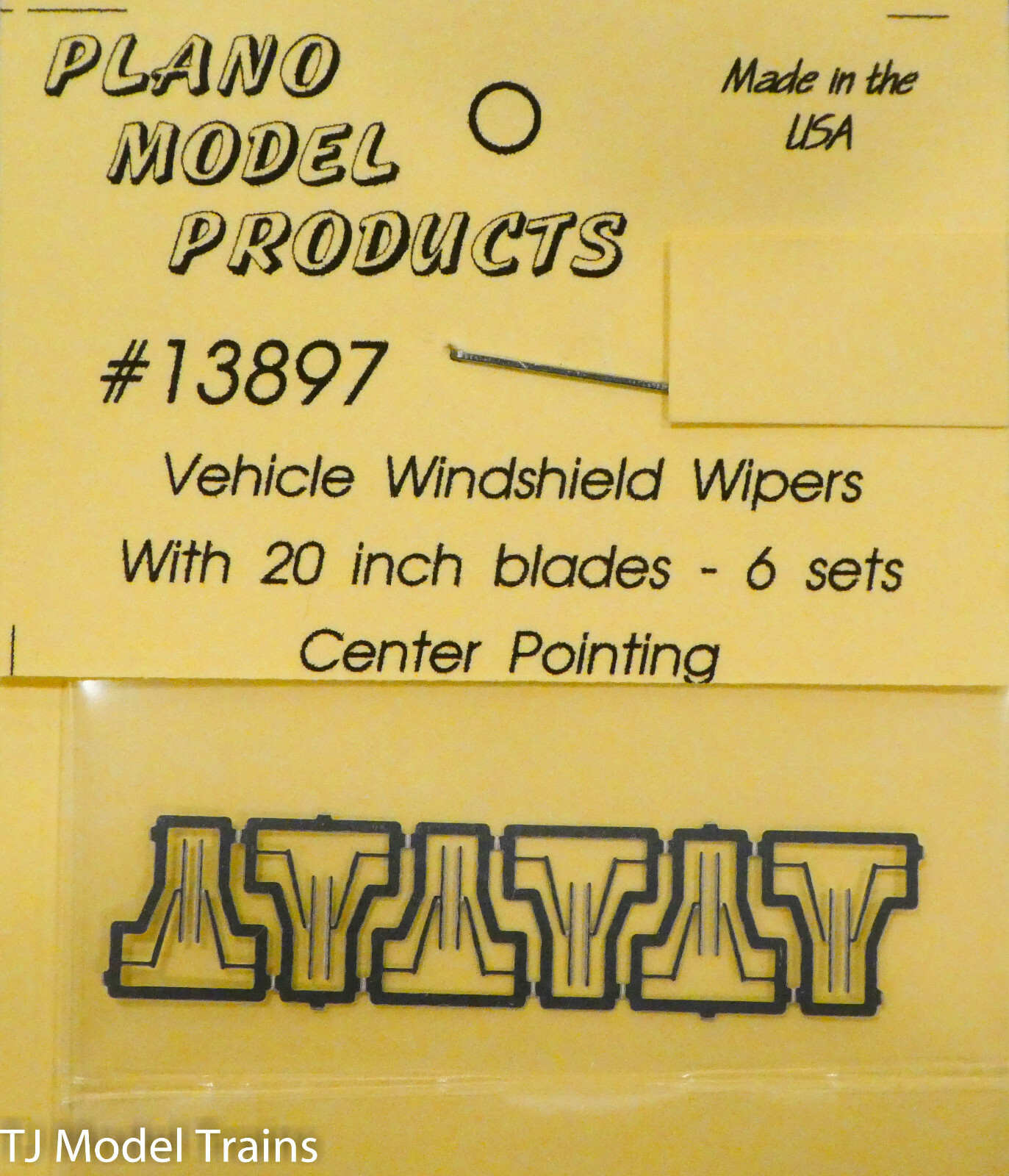 Plano HO #13897 Vehicle Windsheild Wipers (Etched Stainless Steel) NEW ...
