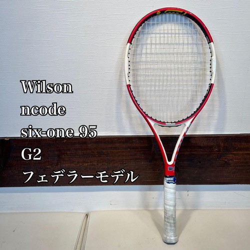 Wilson Ncode Six-One 95 Roger Federer Tennis Racket 95 sq in Grip 2 ...