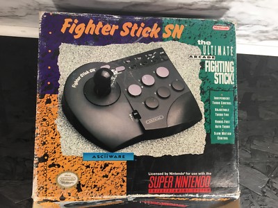 Fighter Stick SN Acsii for Super Nintendo USA | eBay