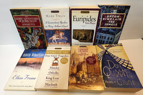 Signet Classic collection- 8 classic paperback books | eBay