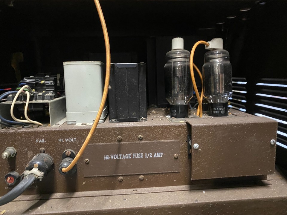805 Tube Amplifier Pair Made under Western Electric & ATT Patent 3 ...