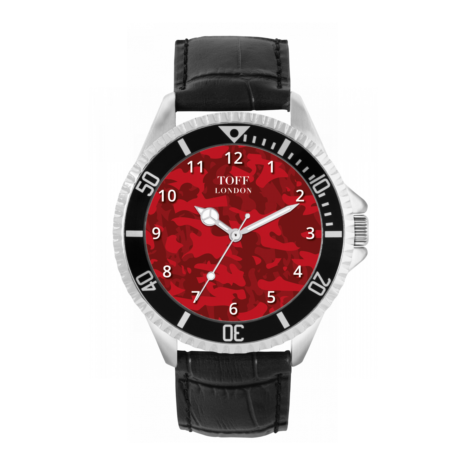 Toff London TLWL-8180 Mens Traditional Red Camouflage Watch | eBay UK