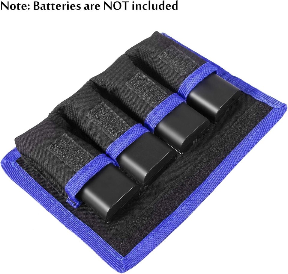 2x Camera Battery Case Pouch Bag For Canon Sony LP-E6 E8 E10 NP-FW50 EN ...