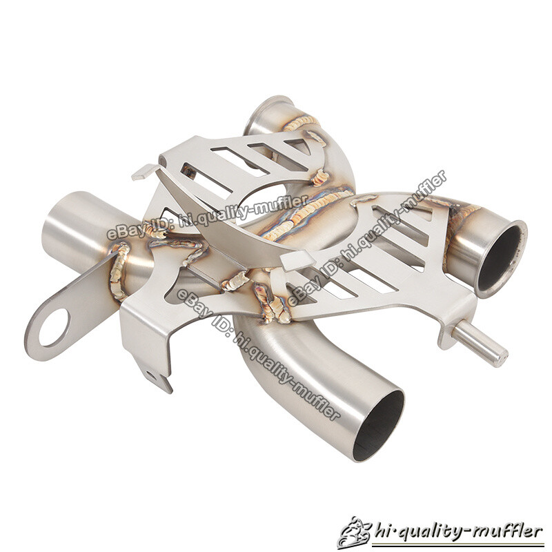 Exhaust Mid Link Tube X-Pipe For Triumph Thruxton EFI 1200 Bonneville ...