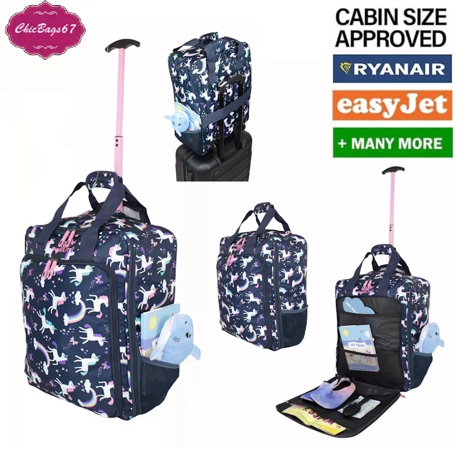 45x35x20 EasyJet Under Seat Cabin Trolley Case Bag Suitcase Hand ...