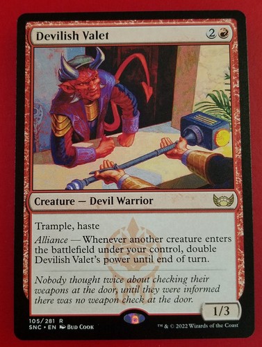 1x Devilish Valet | Streets of New Capenna | MTG Magic Cards | eBay