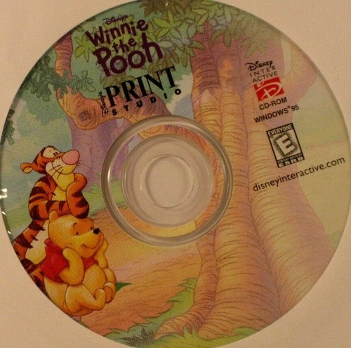 Winnie the Pooh Disney's Print Studio CD-ROM DISC ONLY #72B | eBay
