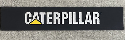 Vtg CATERPILLAR Emblem CAT Cast Metal Nameplate Black & Yellow Logo 9 ...