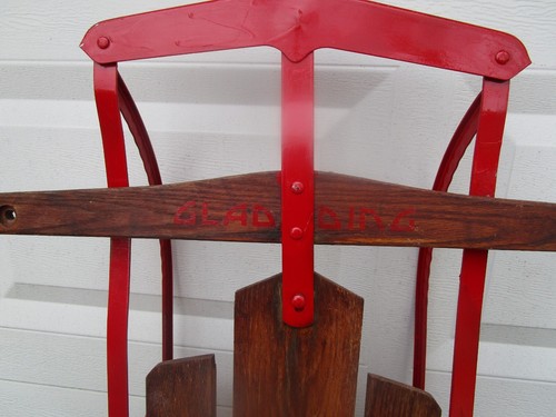 vintage wooden gladding american flyer snow sled model 960 | eBay