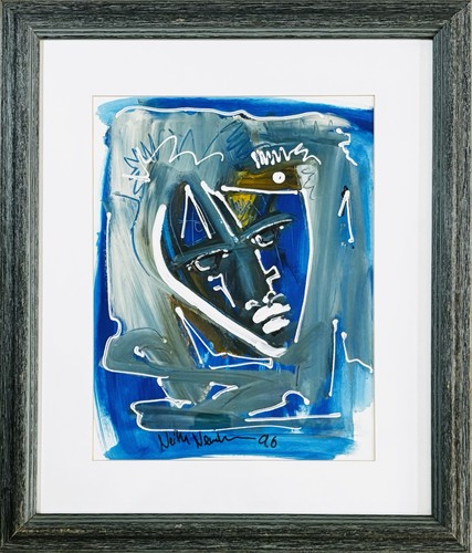 Neith Nevelson (1946-2023) “Untitled” Original acrylic Expressionist ...