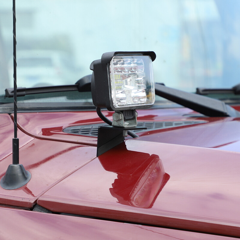 For 07-14 Toyota Fj Cruiser Hood Ditch LED Fog Cowl Light Pod Mount ...