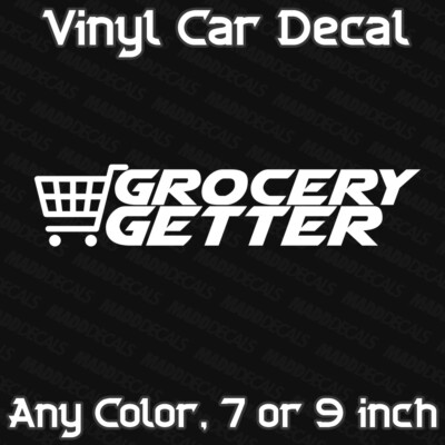 Grocery Getter Sticker Decal for JDM Euro Car Funny Stickers | eBay