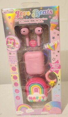 Hot Focus Wireless Earbuds W/Charging Case & Cool Vibes Silicone ...