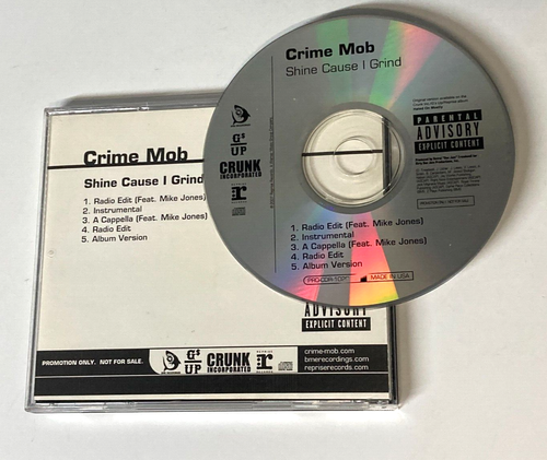 CRIME MOB "Shine Cause I Grind" PROMO ONLY MAXI CD MINT 5 Versions ...