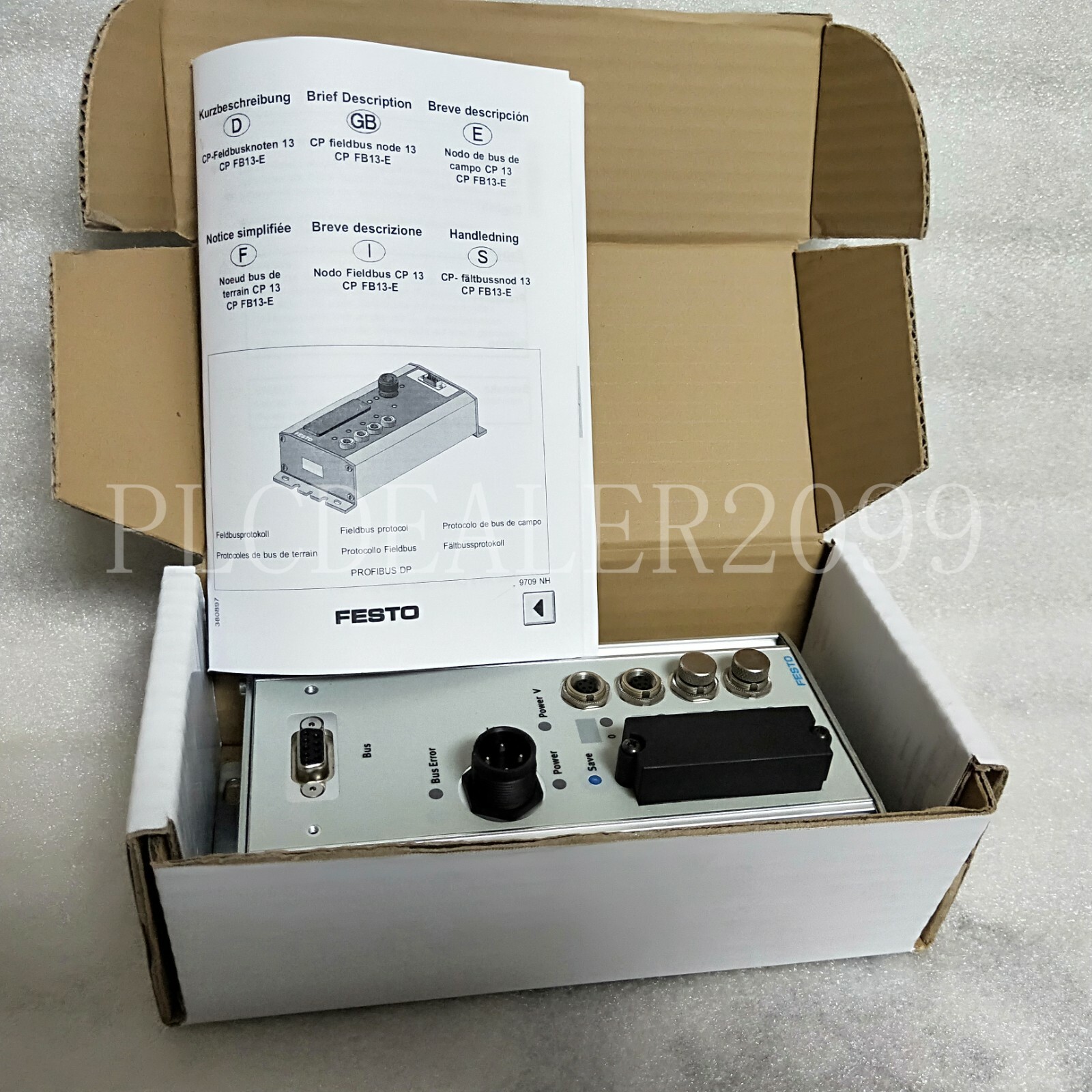FESTO CP-FB13-E CPFB13E Pneumatic Fieldbus Node Module Controller New ...