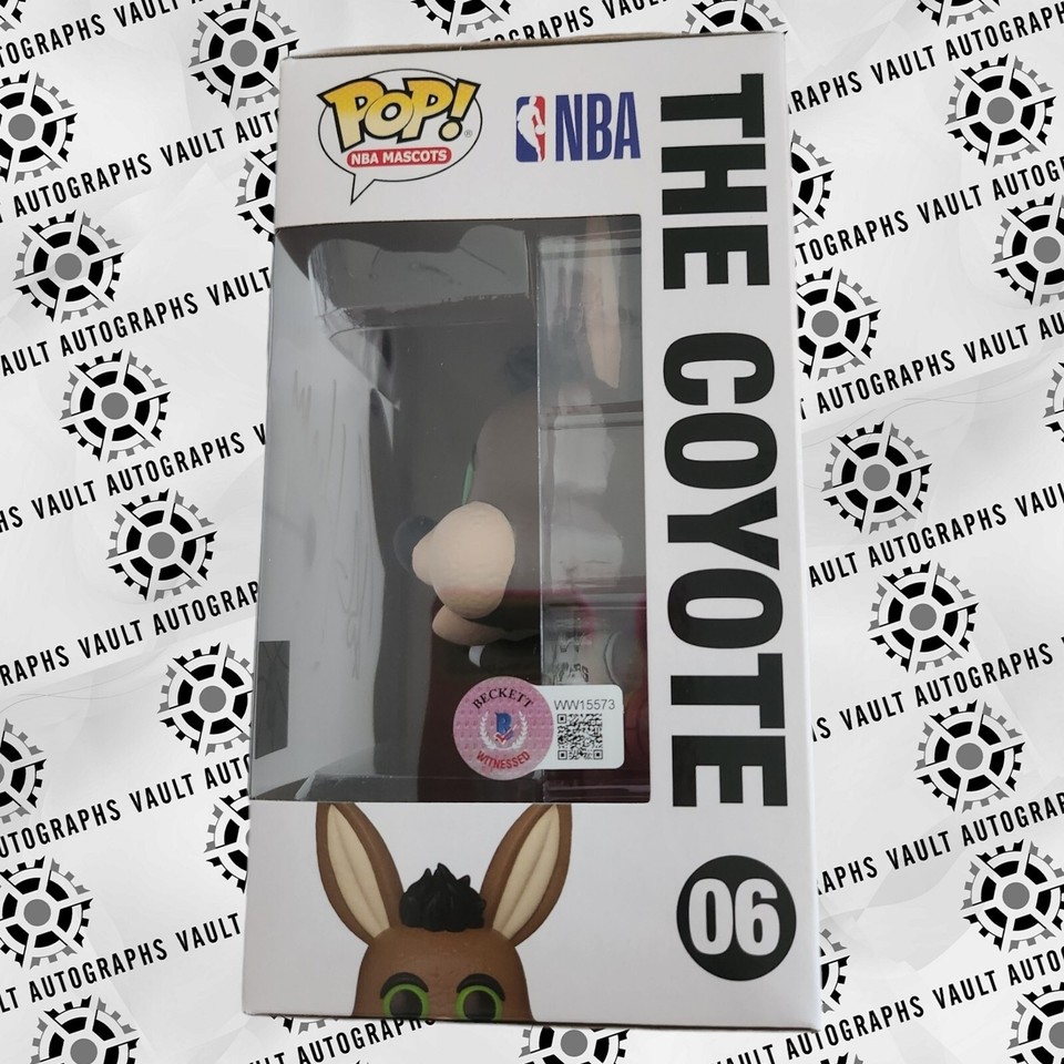 Robert Horry Signed Funko Pop Nba Mascots The Coyote #06 Spurs Beckett ...