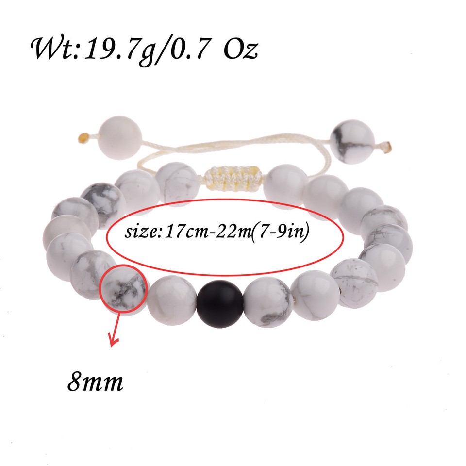 8mm Natural Round Gemstone Bead Handmade Beads Men Women Bracelets ...