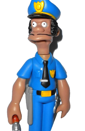 The SIMPSONS world springfield OFFICER LOU Complete playmates WOS ...