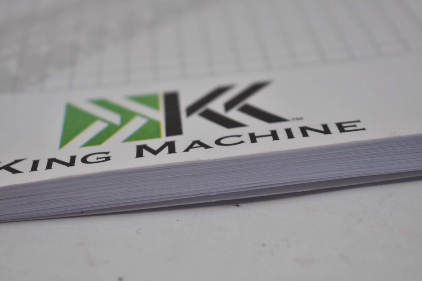 Lot of 18 King Machine Notepads Grid Pads White Writing Sheets Paper ...