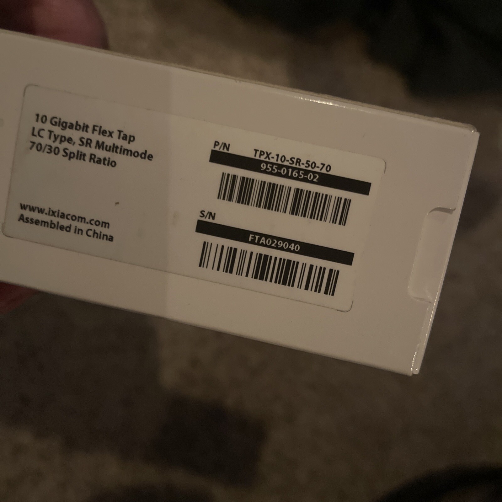 New Ixia TPX-10-SR-50-70 10 Gigabit Flex Tap LC Type Multimode | eBay