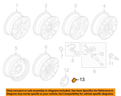 FORD OEM 15-20 F-150 Wheels Wheels-Wheel Cap FL3Z1130G | eBay