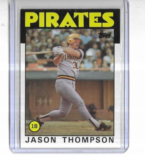 1986 Topps #635 Jason Thompson Pittsburgh Pirates | eBay