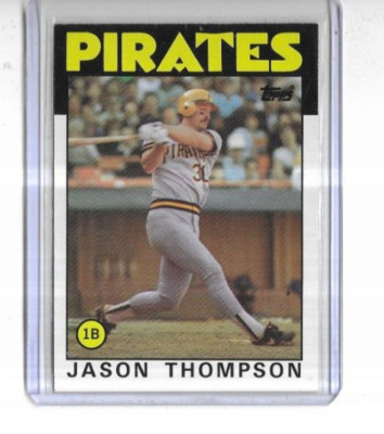 1986 Topps #635 Jason Thompson Pittsburgh Pirates | eBay