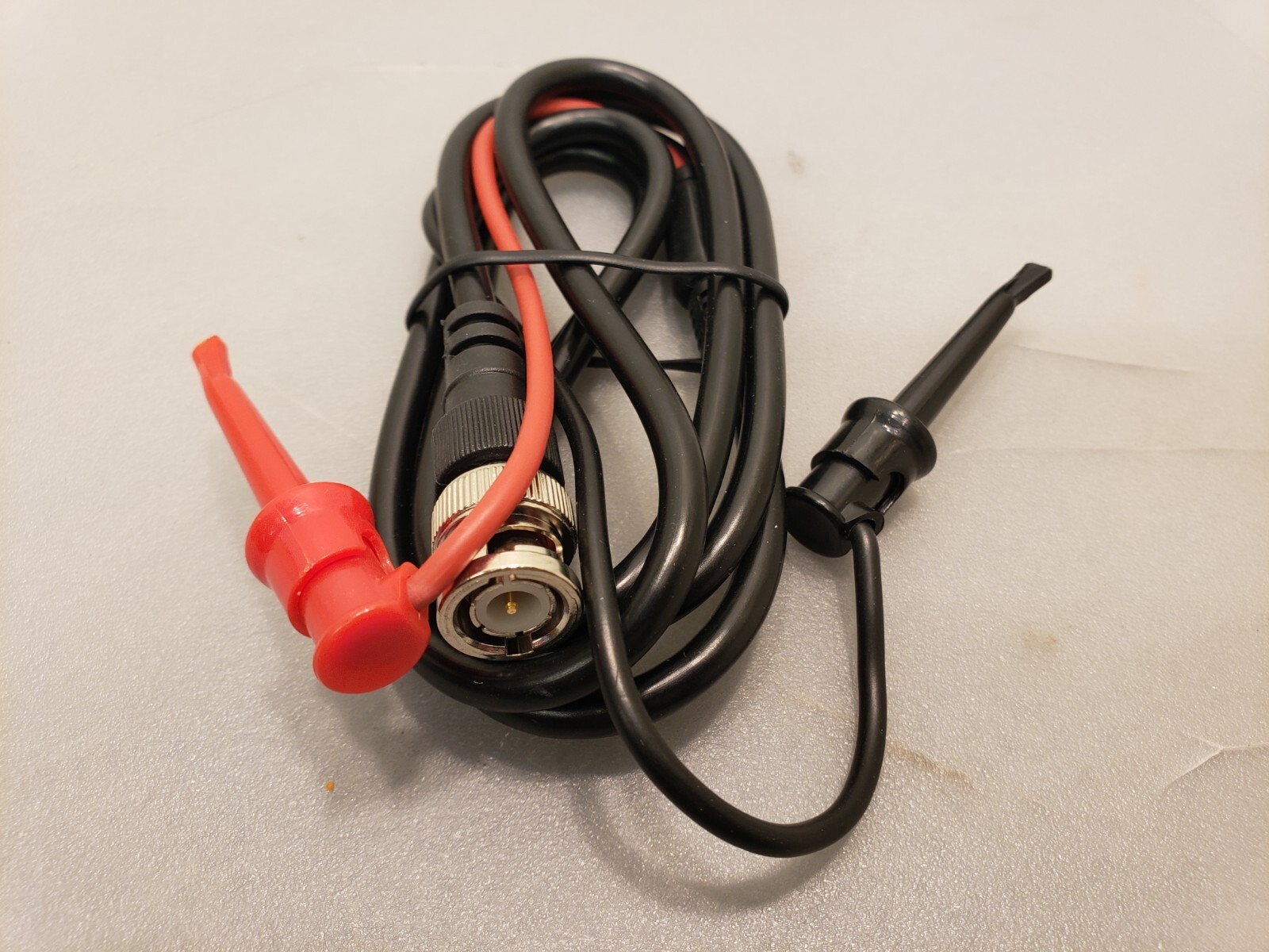 QTY=2 BNC to Mini Grabber Test Clips Test Leads for Multimeter ...