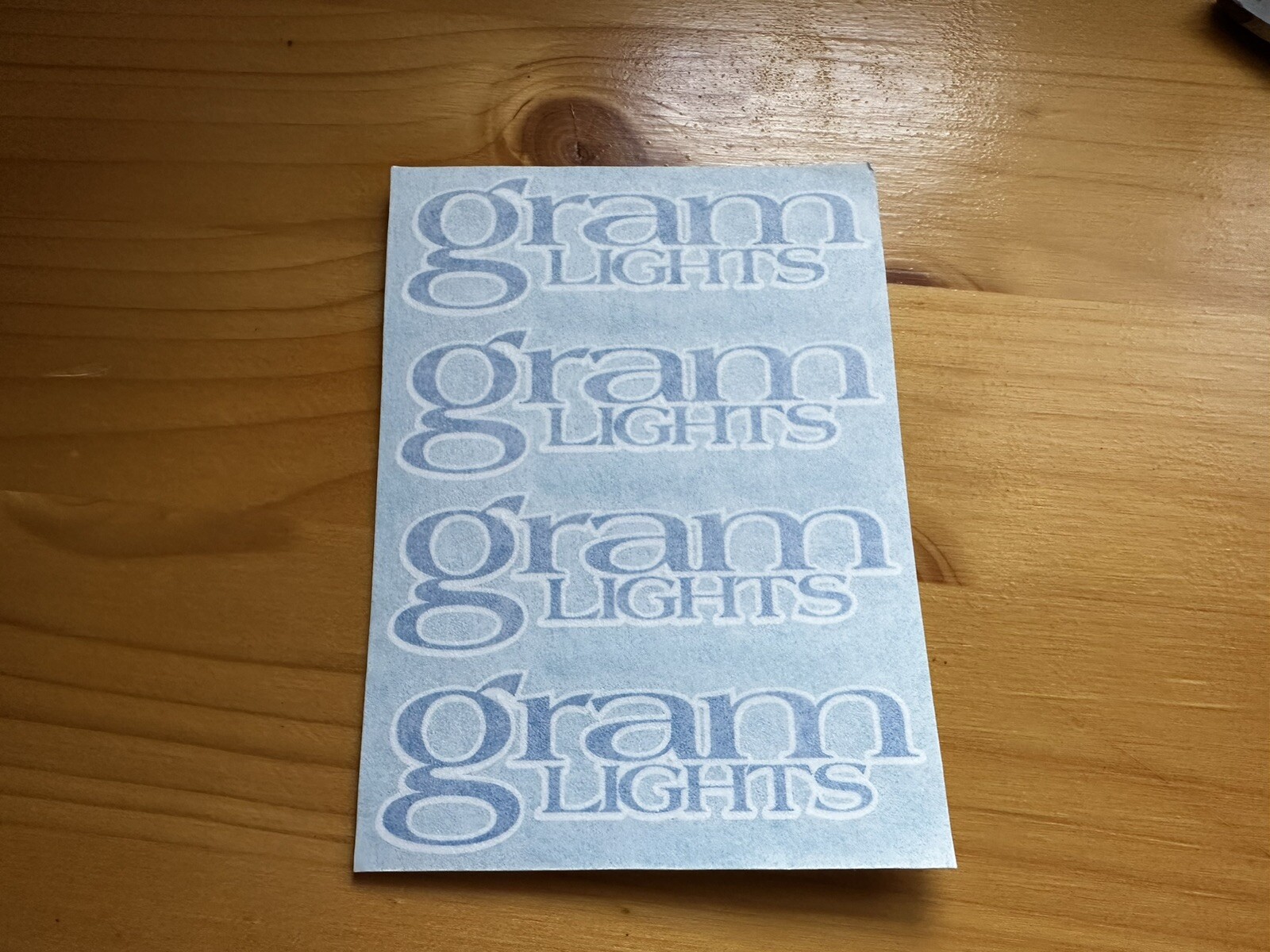 Set of 4x Rays Engineering Gram Light Wheel Sticker Decals. RIMS DECALs ...