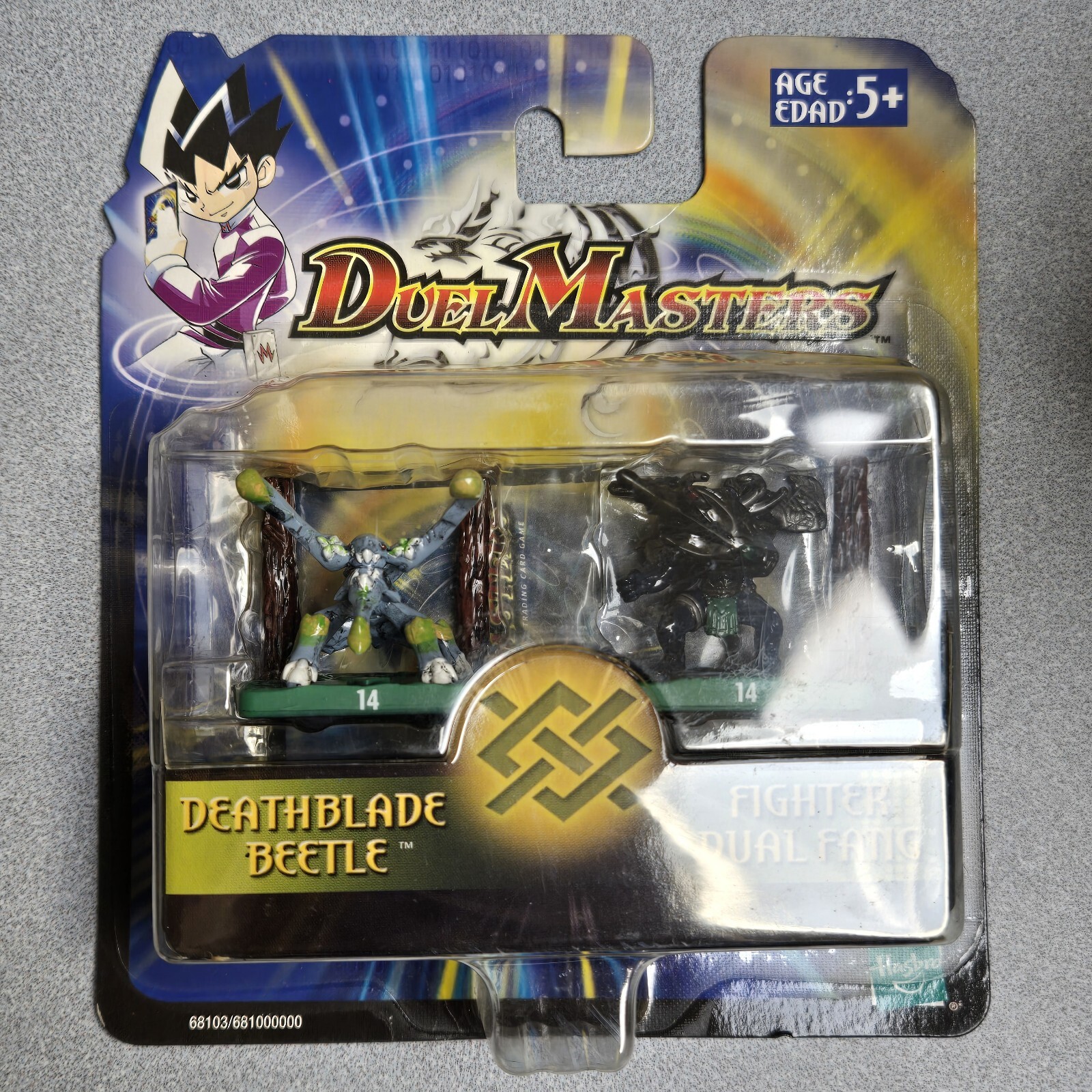 Duel Masters Action Figure Deathblade Beetle and Dual Fang 1" Hasbro ...